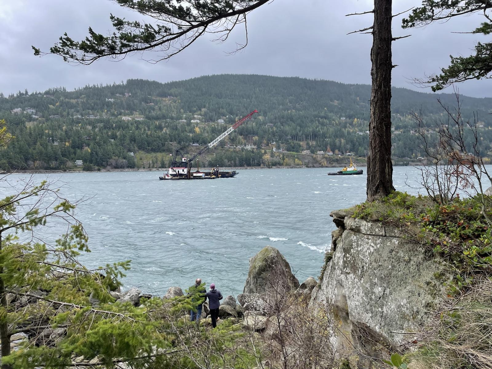 Clarks Point Breakwater Removal